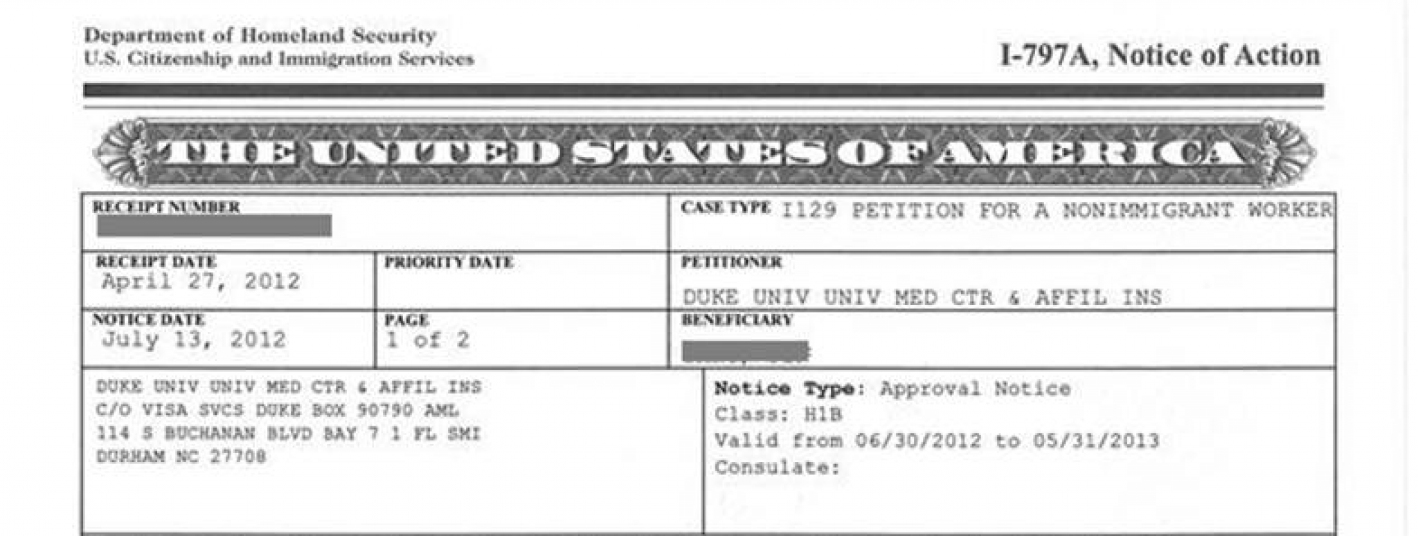 Giấy Chấp Thuận I-797 Là Gì? - Visa Toàn Cầu